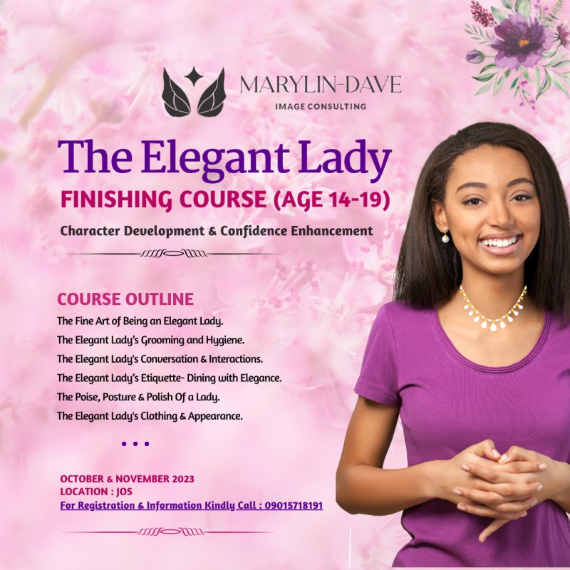 Buy The Elegant Lady Finishing Course (Teens) by Marylinda Babale on Selar
