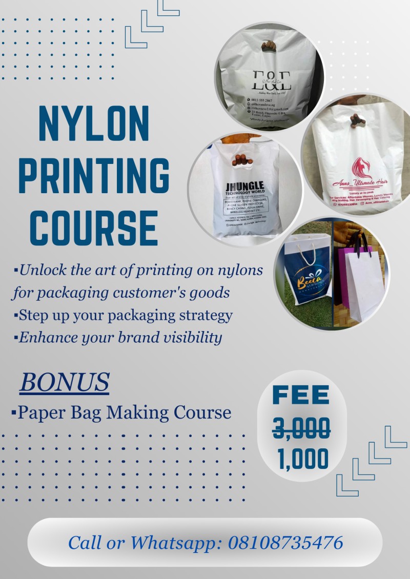 Buy NYLON PRINTING COURSE by Matilda Chioma on Selar