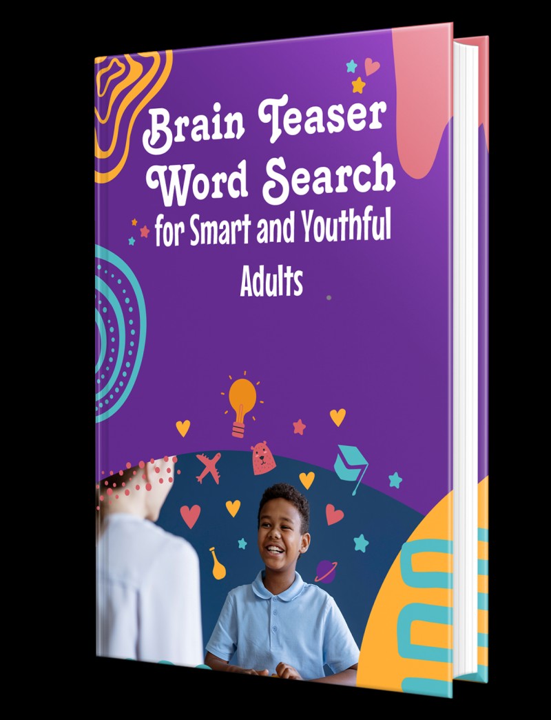 Buy Brain Teaser Word Search For Smart And Youthful Adults by maureen ...