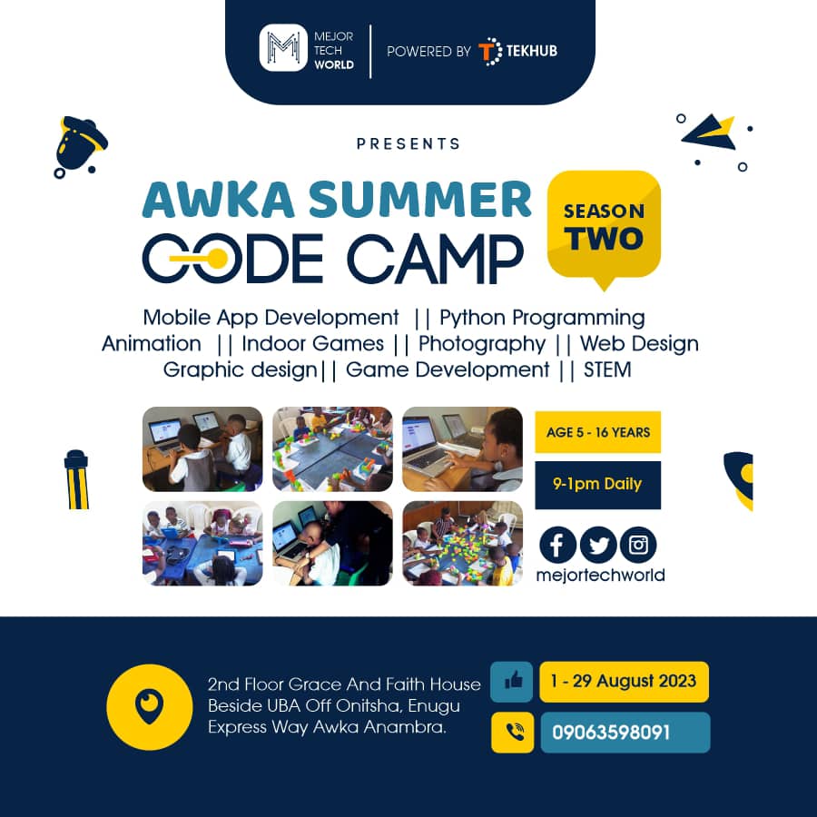 Buy AWKA SUMMER CODE CAMP 2023 by mejor tech on Selar