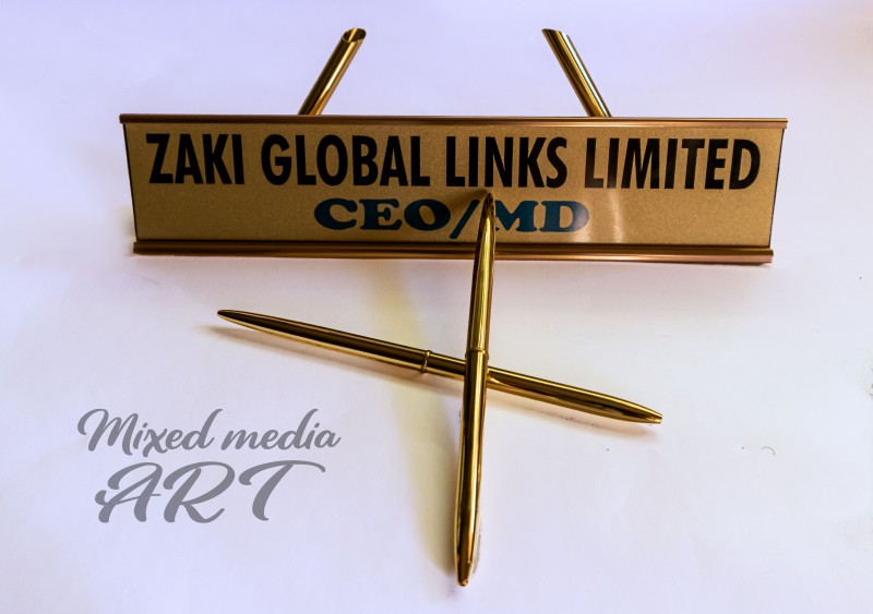 Buy Table name tag by Mixed media art on Selar.co