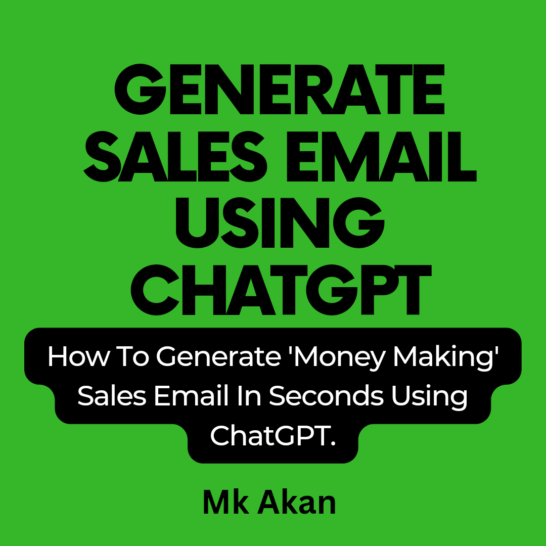 Buy How To Generate Money Making Sales Email In Seconds Using ChatGPT buy-how-to-generate-money-making-sales-email-in-seconds-using-chatgpt