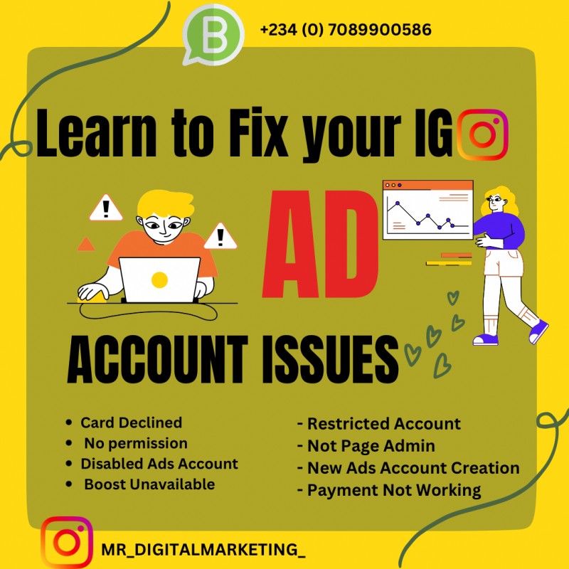 Buy Learn to fix any type IG Ad account restriction E-book with resell ...