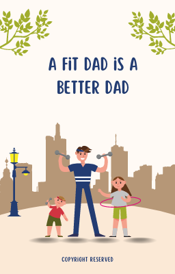 Buy A fit Dad is a Better Dad by MomSection Crafts on Selar