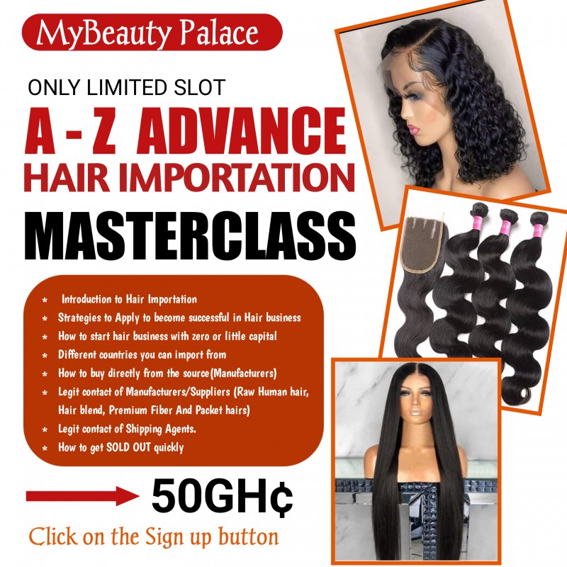 Buy HAIR MASTERCLASS by MyBeauty Palace Ghana on Selar