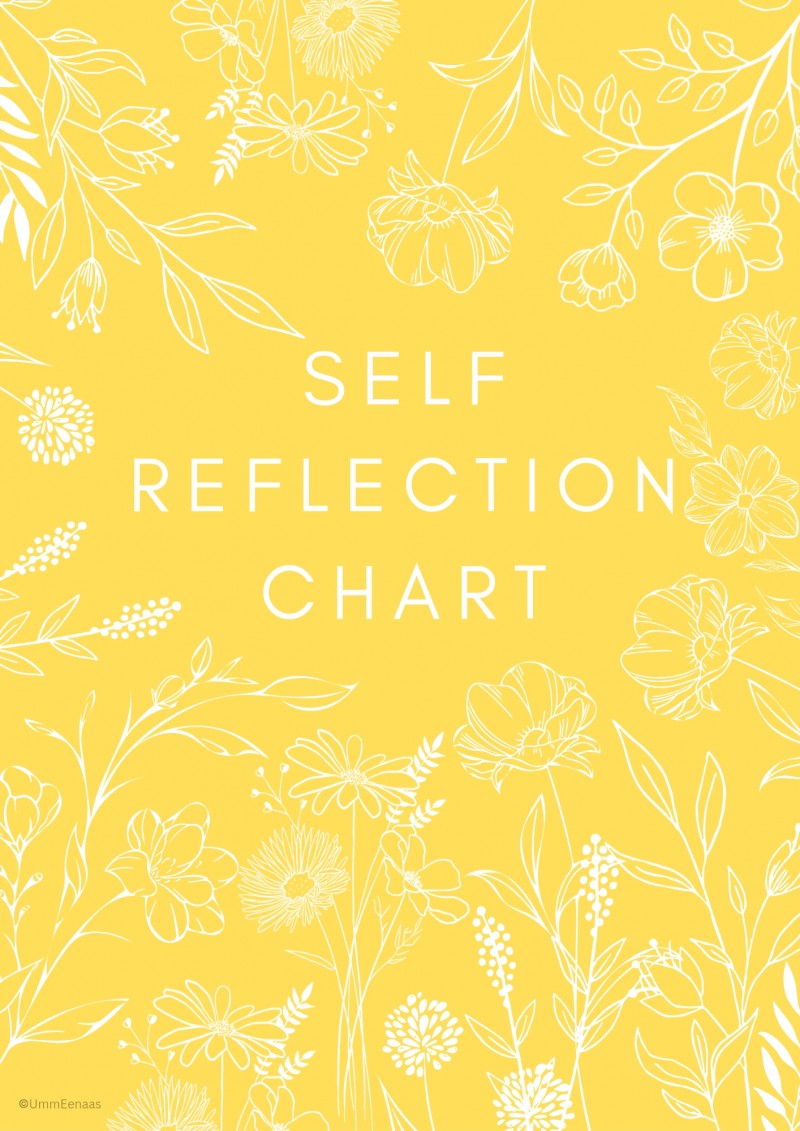 Buy Muslim Daily Self-Reflection Chart by Najaah idris on Selar