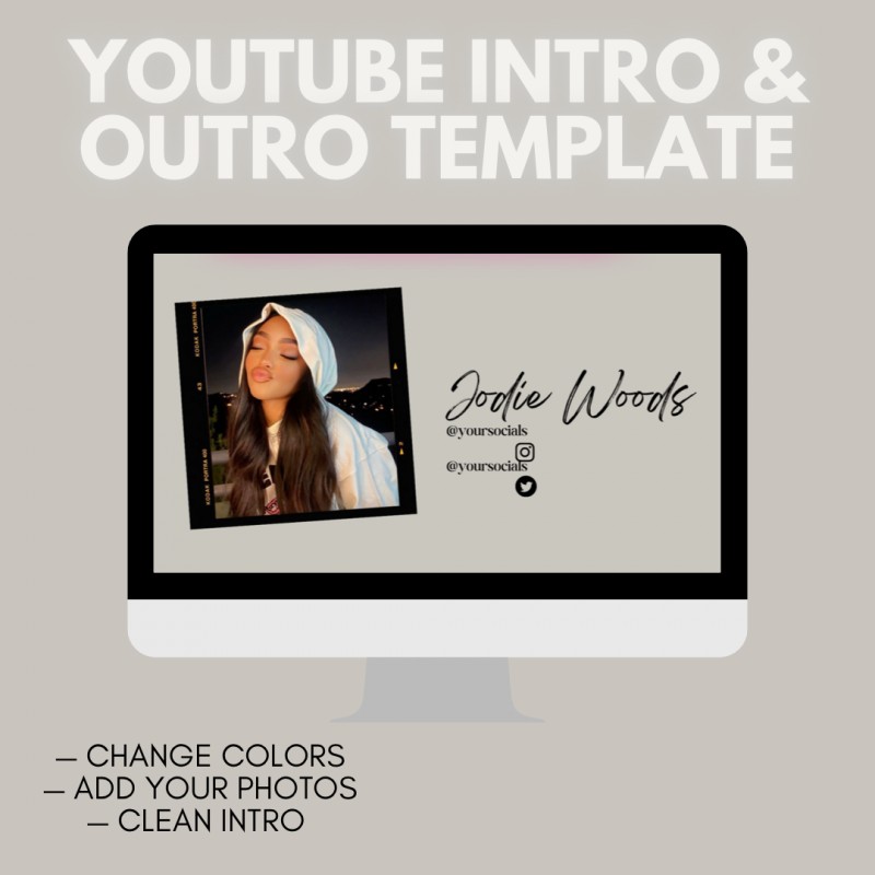 Buy Youtube intro & outro template by nightly downloads on Selar