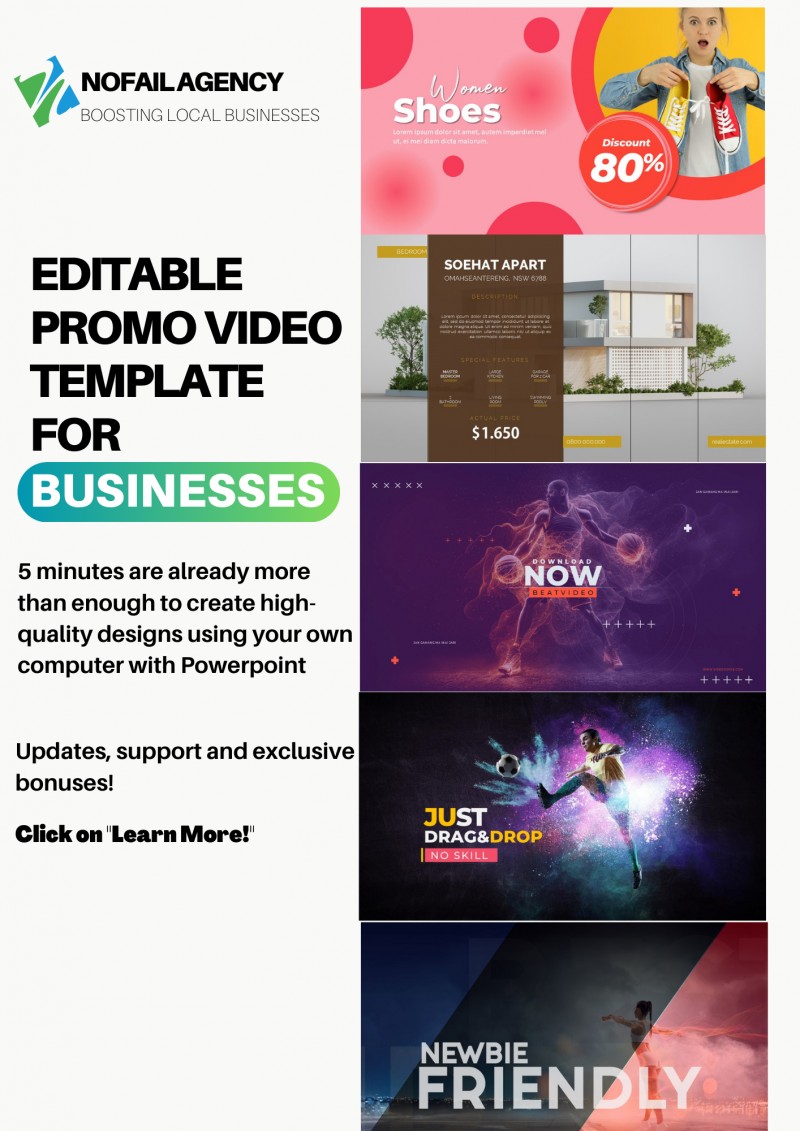 Buy Modern Promo Video Templates by Nimi Adeniyi on Selar