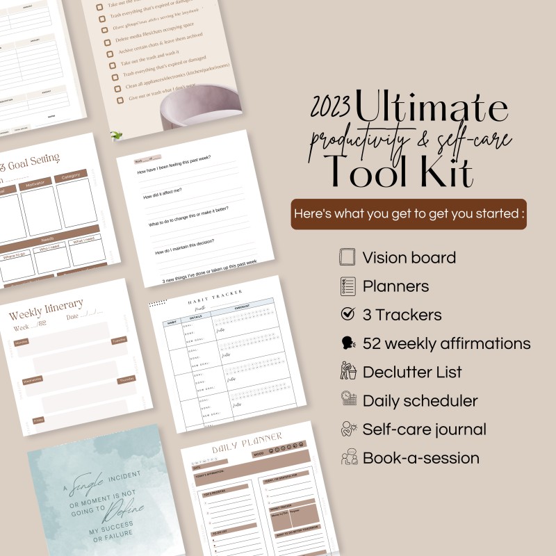 Buy Ultimate Productivity & Self-care ToolKit by Noted NG on Selar