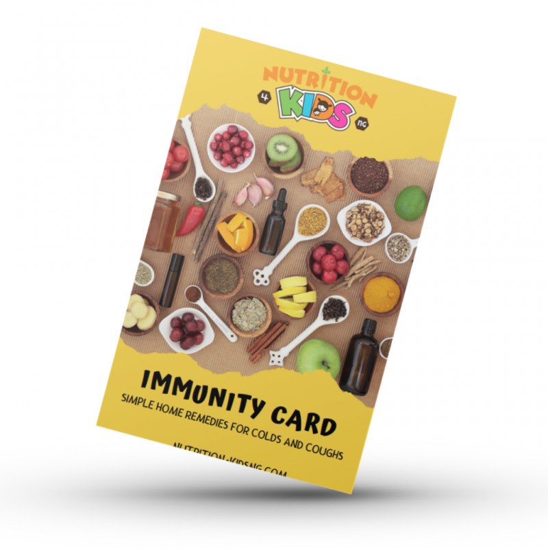Buy IMMUNITY CARD by nutrition 4kidsng on Selar