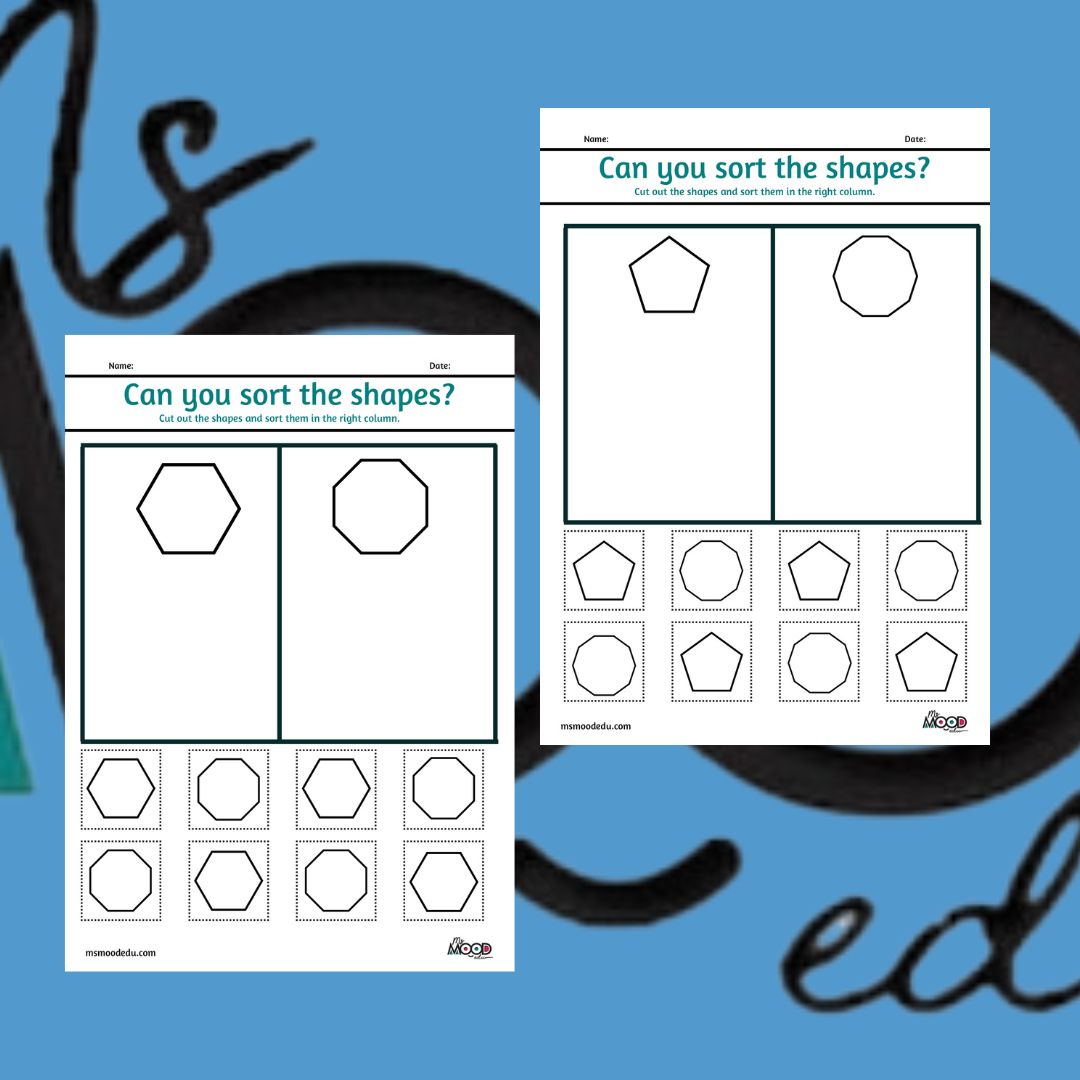 Buy Numeracy- Shapes Activity Pack by MsMoodEdu on Selar