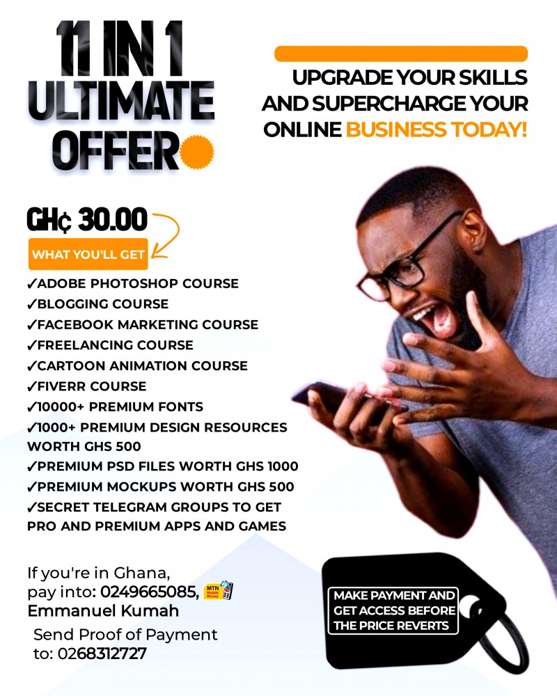 Buy 11 - IN - 1 ULTIMATE OFFER by EMMANUEL KUMAH on Selar