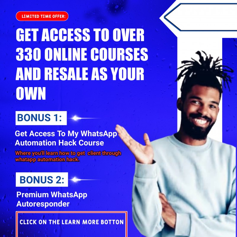 Buy Get Access To Over 330 Online Courses You Can Package, Resell And Keep 100% Profit. by ...