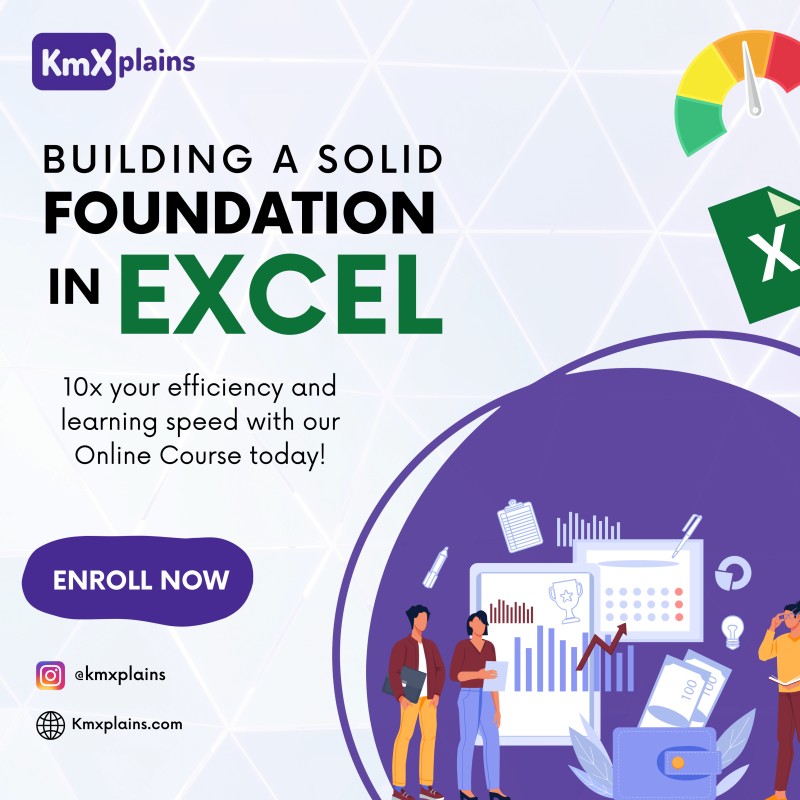 Buy Building a Solid Foundation in Microsoft Excel (10x your efficiency ...