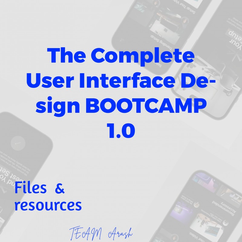 Buy The Complete User Interface Design BOOTCAMP Resources by olaniyi ...