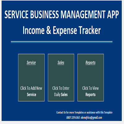 Buy Service Business Management Application by OLEMHUB STORE on Selar