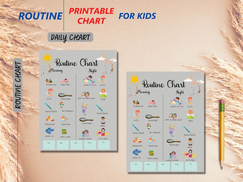 Buy Daily Routine, Daily to do, Daily planners for kids by Omitola Rasheed on Selar