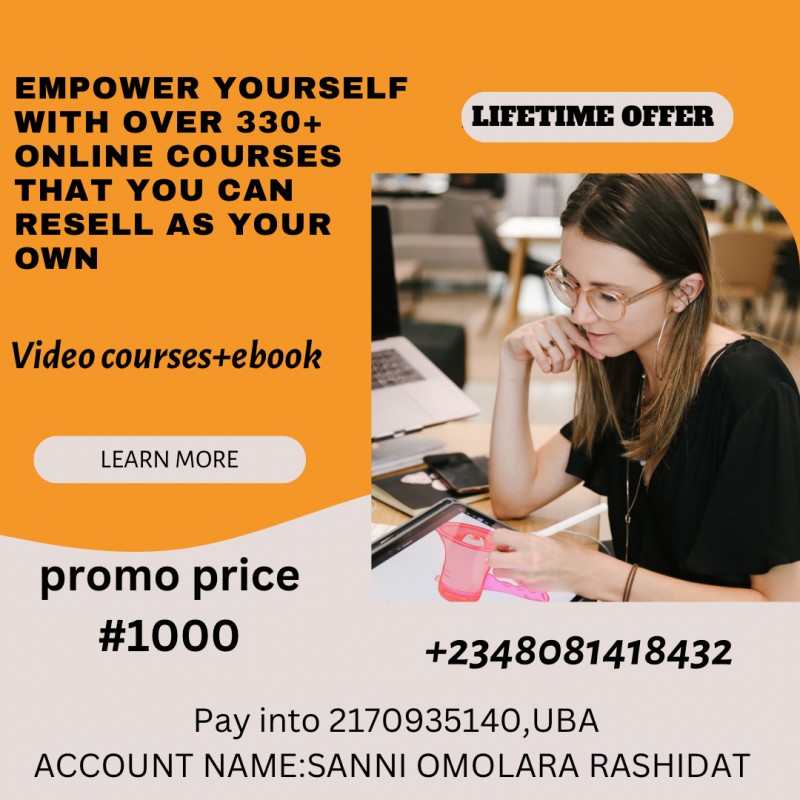 Buy 330+ video courses by COACH MO on Selar