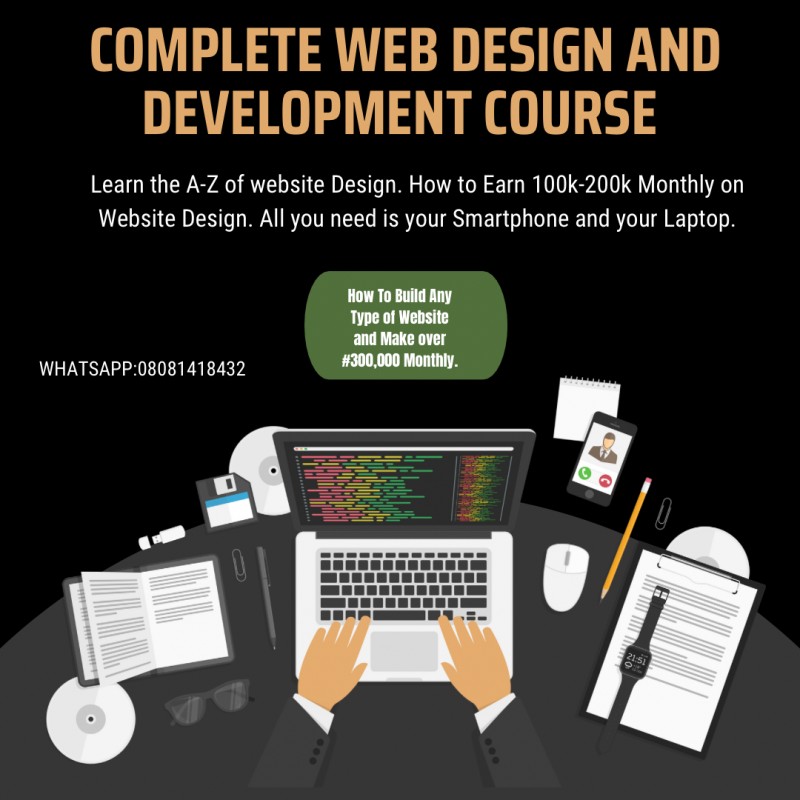 Buy WEB DESIGN COURSE by COACH MO on Selar