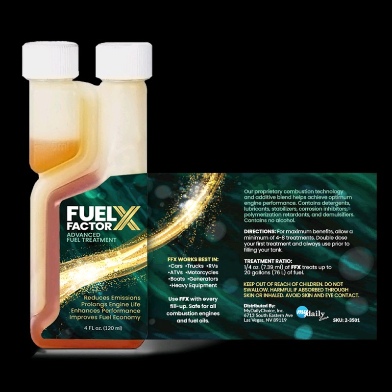 Buy Fuel Factor X 4oz Bottle (Treat 320 gallons) by Fuel Economy Delta ...
