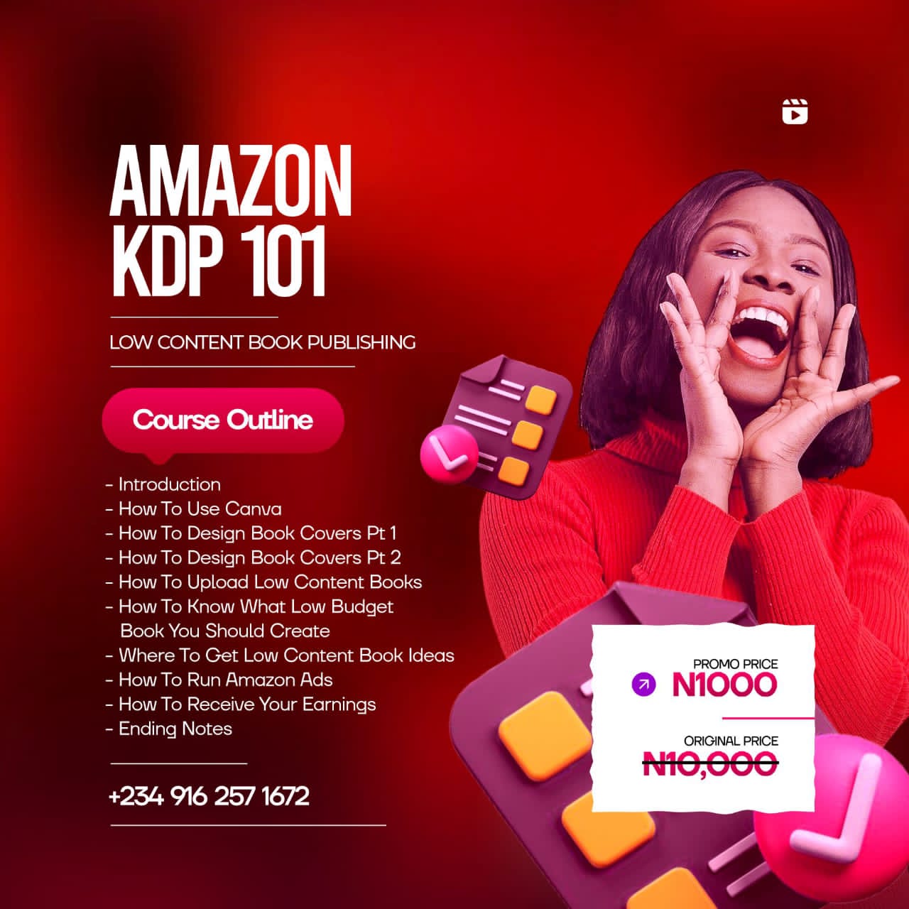 Buy AMAZON KDP COURSE by Onyejiji Kingsley c on Selar
