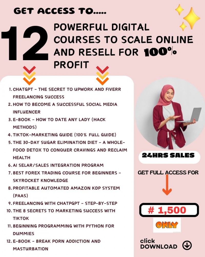 Buy 10X DIGITAL PLR BUNDLE COURSE by DIGITAL SKILLS MONETIZATION on Selar