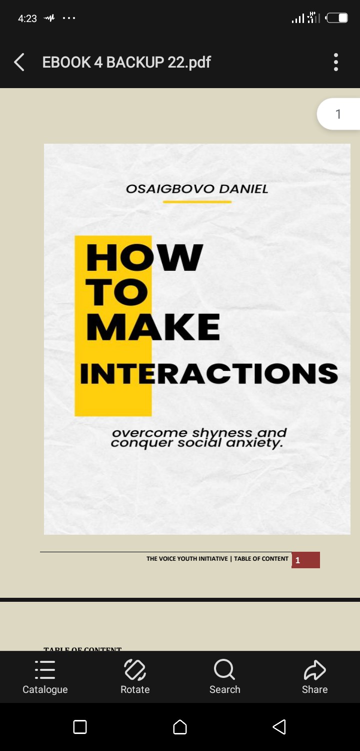 Buy HOW TO MAKE INTERACTIONS by Osaigbovo Daniel on Selar