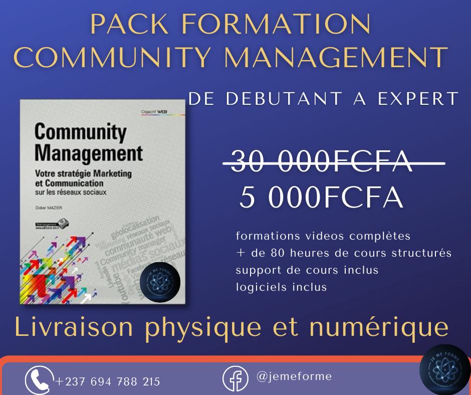 Buy Formation Community management by Je me Forme on Selar