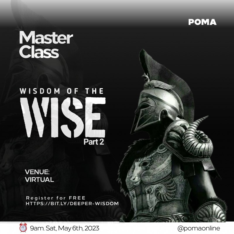 Get Wisdom of the Wise Masterclass by Paul Oyewusi on Selar