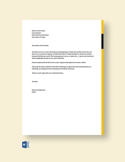 Buy Sample Letter Negotiating Lower Rent by Envato on Selar