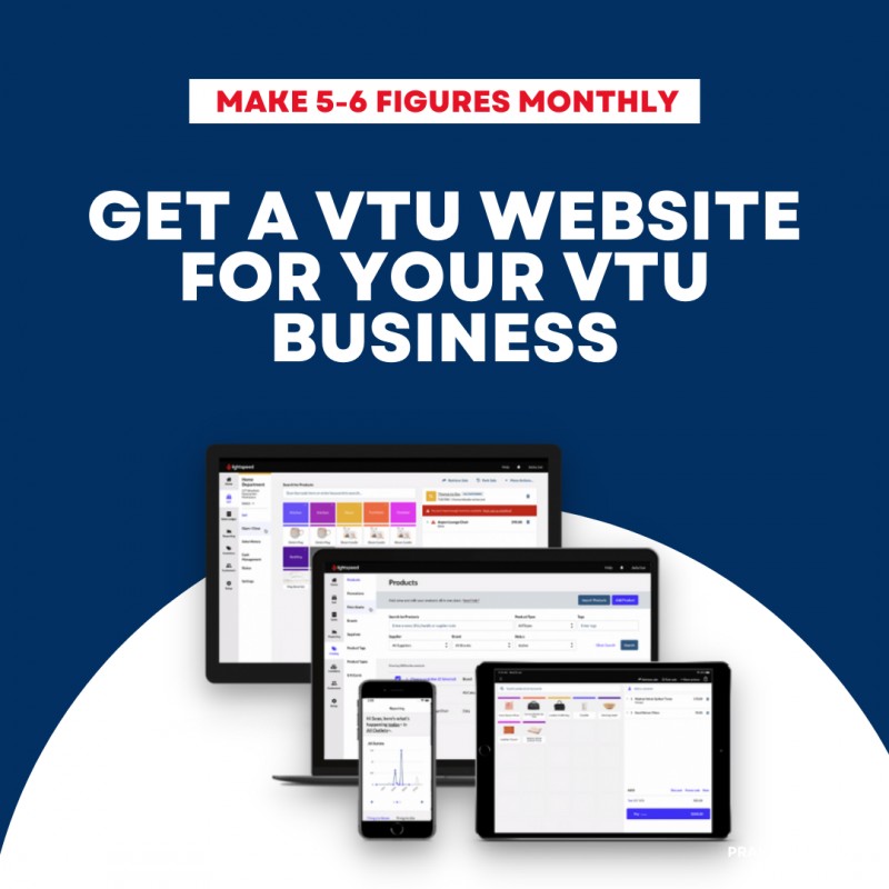 Buy Get A VTU Website For Your Vtu Business & Make 5-6 Figures Monthly ...