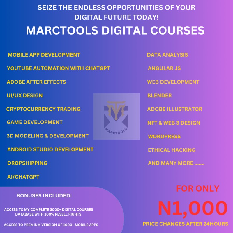 Buy Unlock Your Digital Potential in 2023 with the Supreme Courses Bundle for All Things Digital ...