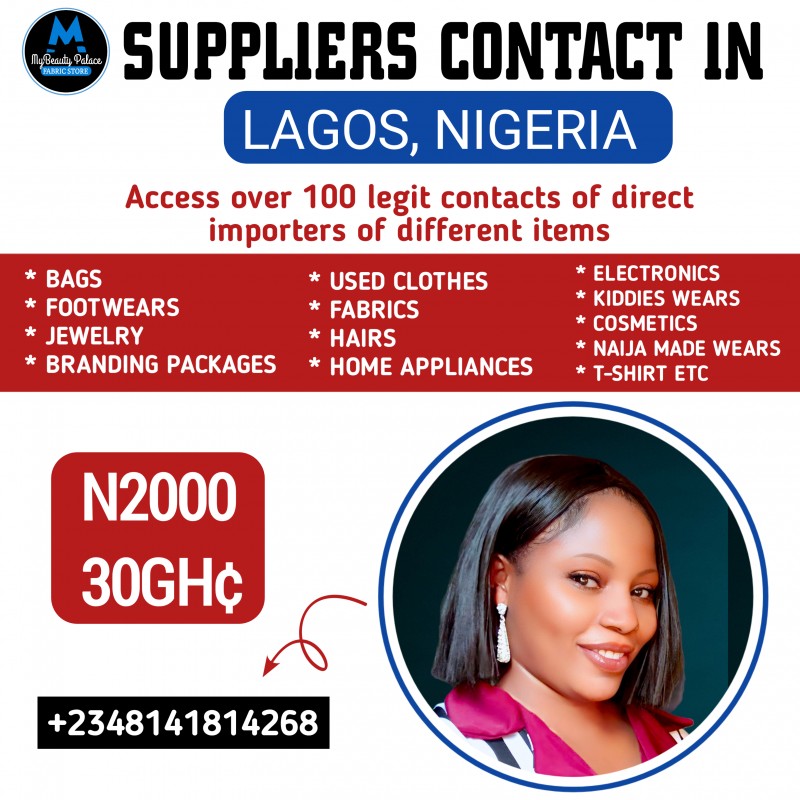Buy CONTACT OF LEGIT SUPPLIERS by MyBeauty Palace Ghana on Selar