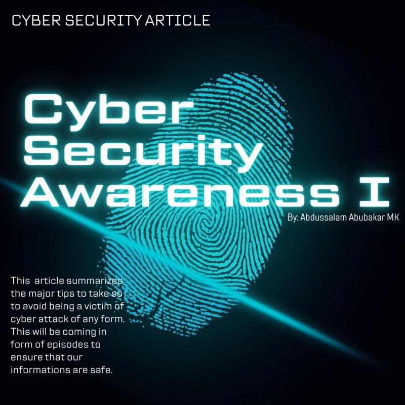 Buy CYBER SECURITY AWARENESS by ABDUSSALAM ABUBAKAR MAINA-KAINA on Selar