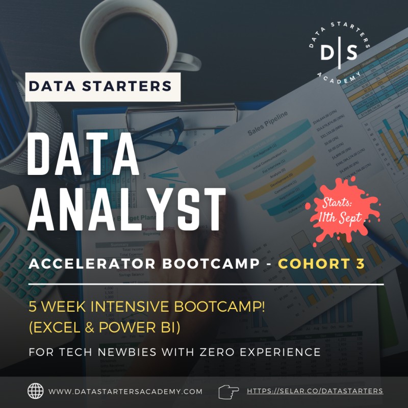 Buy Data Analyst Accelerator Bootcamp - Excel & Power BI (Cohort 3) by ...