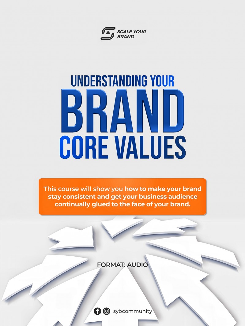 Buy Understanding your Brand Core Values by Prominence Concepts on Selar