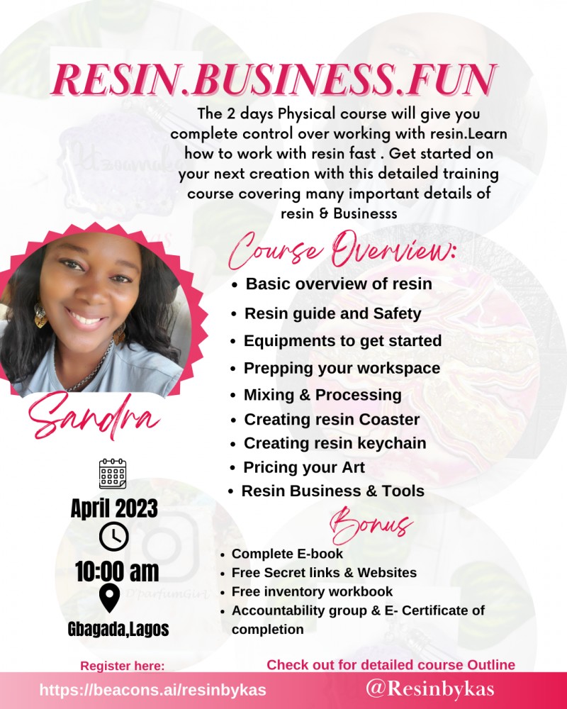 Buy RESIN.BUSINESS.FUN (PROMO) TRAINING COST & BEGINNERS KIT by Resin ...