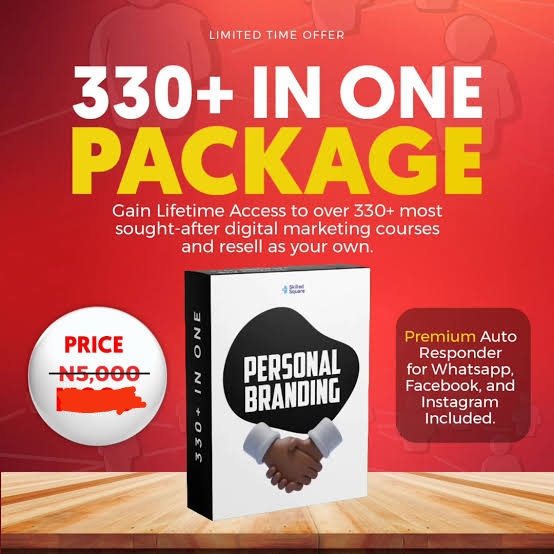 Buy 330+ in One Course Package by Bioke Fatimoh on Selar