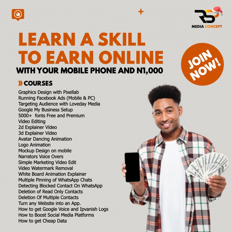 Buy LEARN A SKILL TO EARN ONLINE by Wilson Praise on Selar