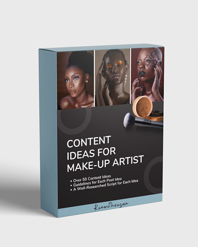 Buy Content Ideas for Makeup Artists by Susan Adesiyan on Selar