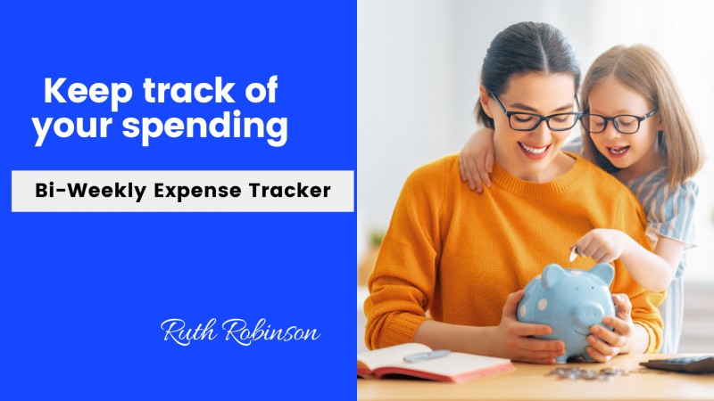 Buy Bi-Weekly Paycheck Expense Tracker by Ruth Robinson on Selar