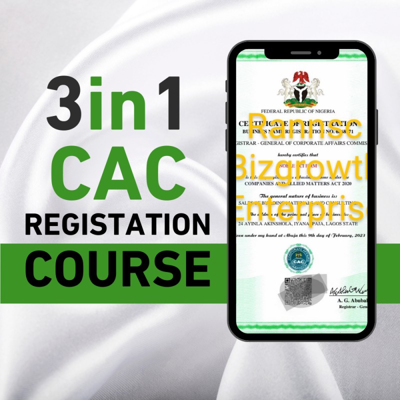 Buy 3in1 CAC Registration Training by Ruth Nwokike on Selar