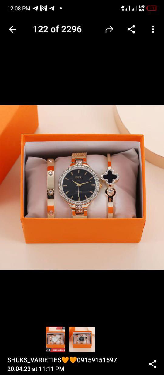 Buy Ladies wrist watch gift set by SALAKO GLORY on Selar