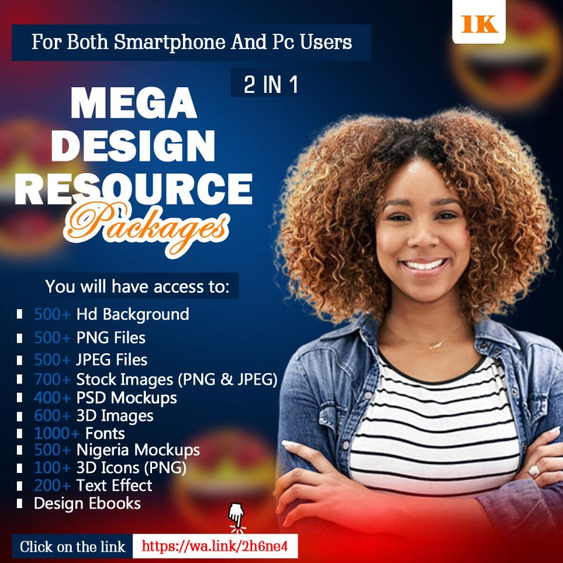 Buy MEGA DESIGN RESOURCES/PHOTO EDITING COURSE by Samuel Monday on Selar