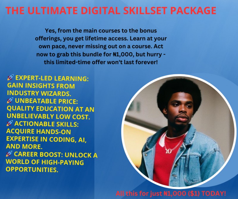 Buy THE ULTIMATE DIGITAL SKILLSET PACKAGE" by Samuel Godwin on Selar