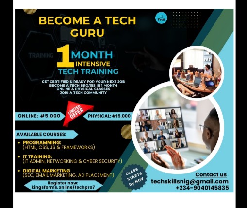 Get 1 Month Intensive Tech Training by AlphaTek on Selar