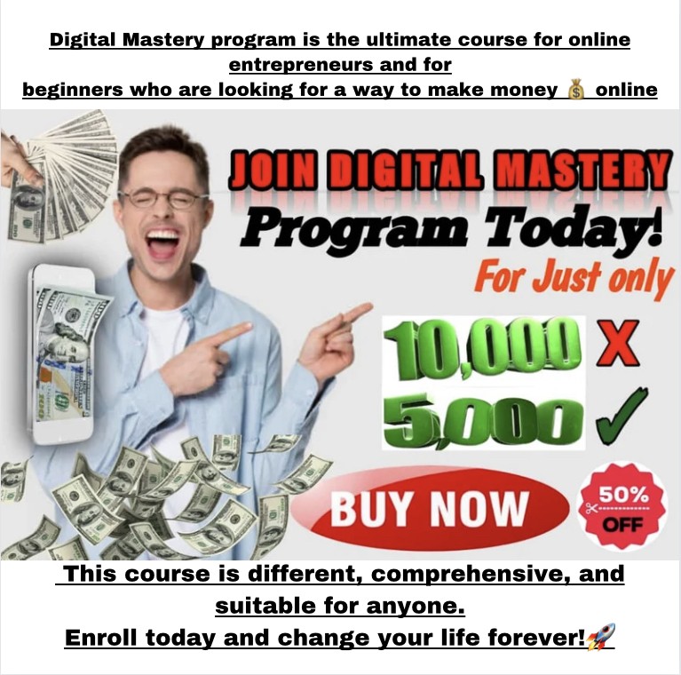 Buy Digital Mastery Program by Agada Moses on Selar