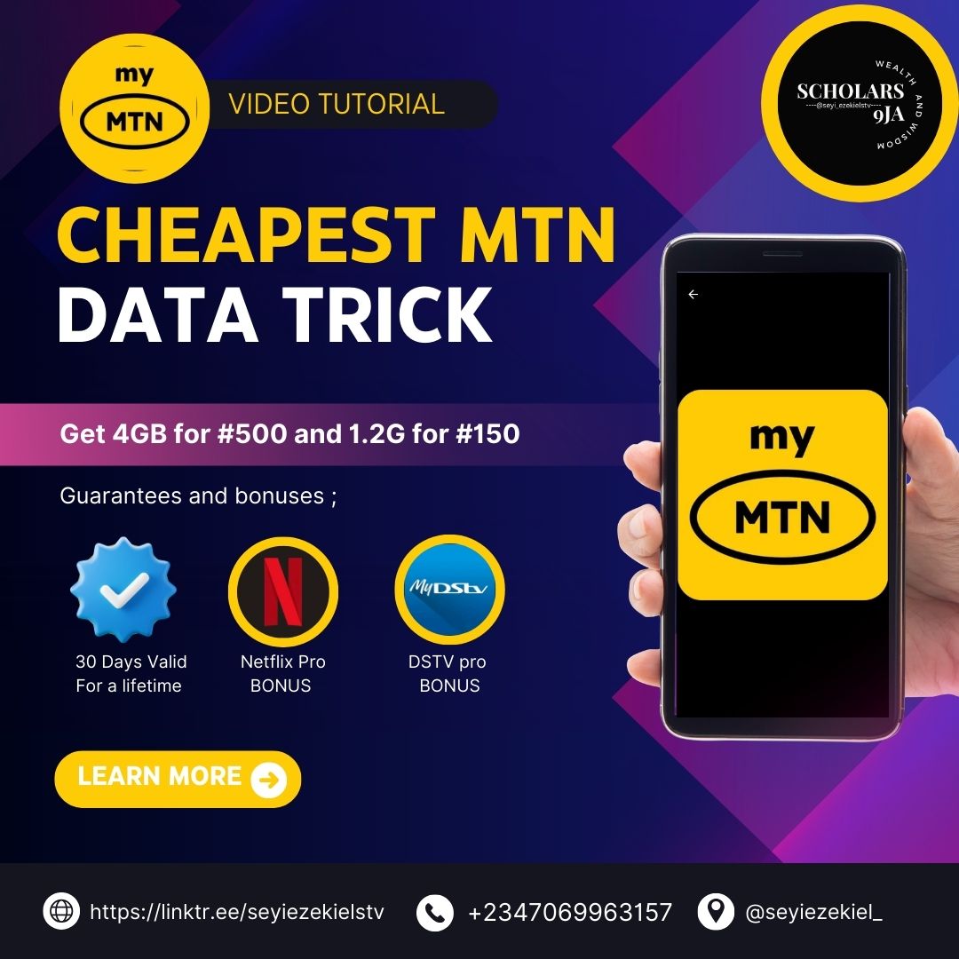 Buy MTN DATA HACK COURSE by Seyi Ezekiel on Selar