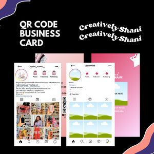 Buy Instagram QR Code Business Card by Shani Ajibade on Selar