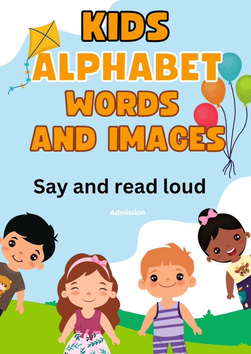 Buy Kids Alphabet words and images identification. Say and read loud by ...